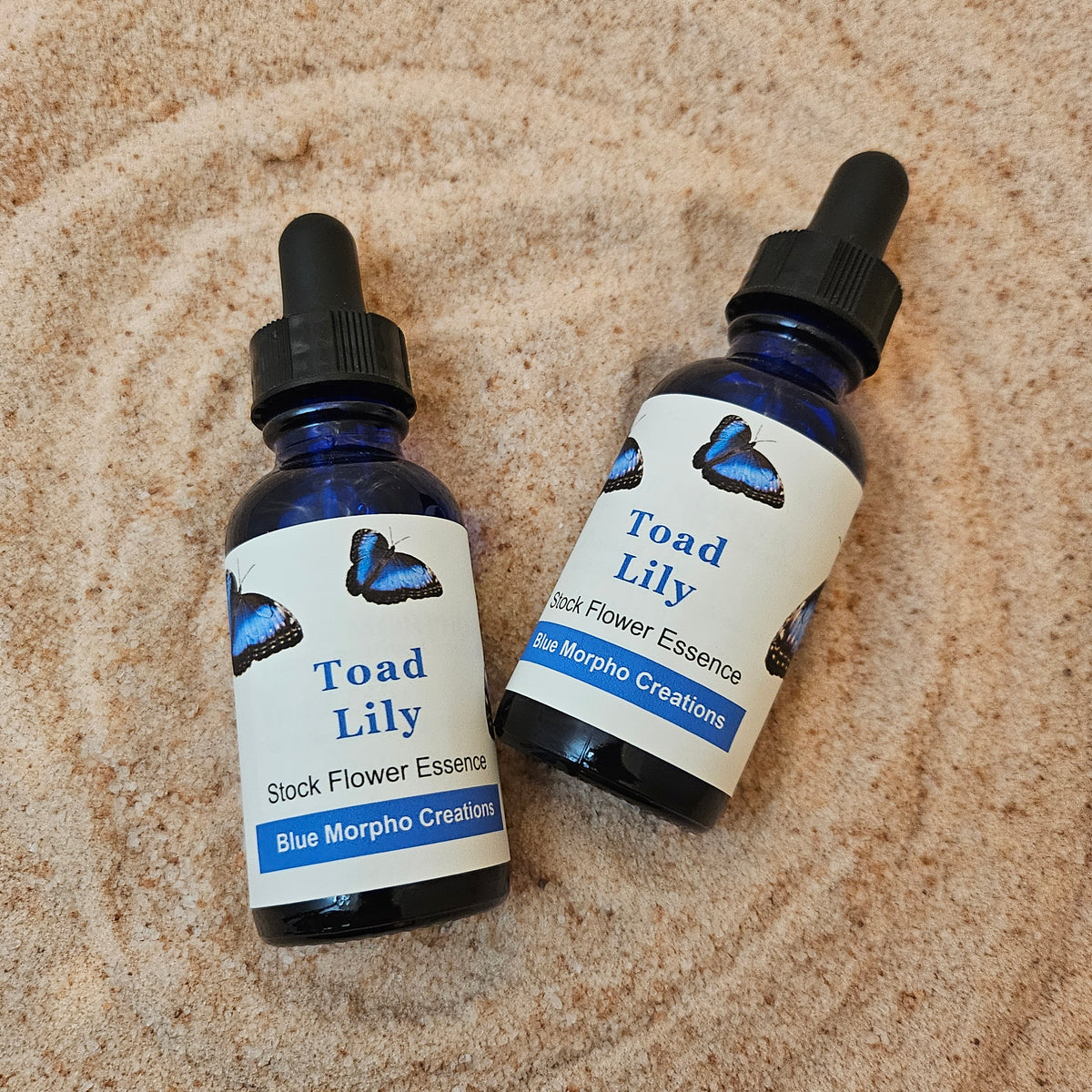 Toad Lily Flower Essence - Blue Morpho – Adagio Holistic Therapies, LLC